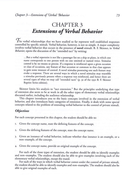 An Introduction to Verbal Behavior - Second Edition - Dogwise