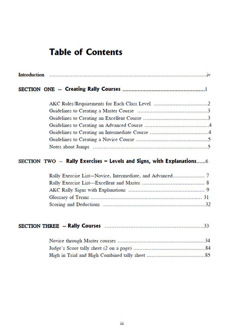 The Rally Course Book - AKC Novice Through Master - Dogwise