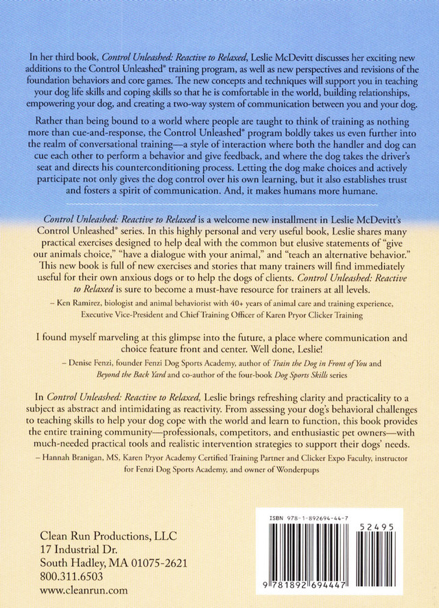 Control Unleashed: Reactive to Relaxed - Dogwise