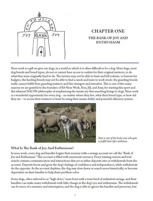 The Dog-Driven Search: Handling Our Nose Work Dogs to Promote ...