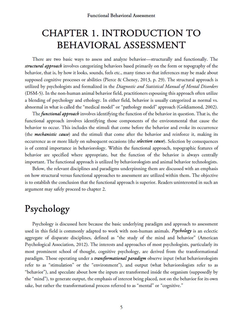 Functional Behavioral Assessment - A Systematic and Step-by-Step ...
