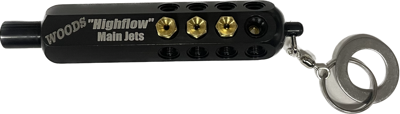 "HighFlow" Main Jet Tool/holder (LOADED With 10 JETS) - Clay Smith Cams