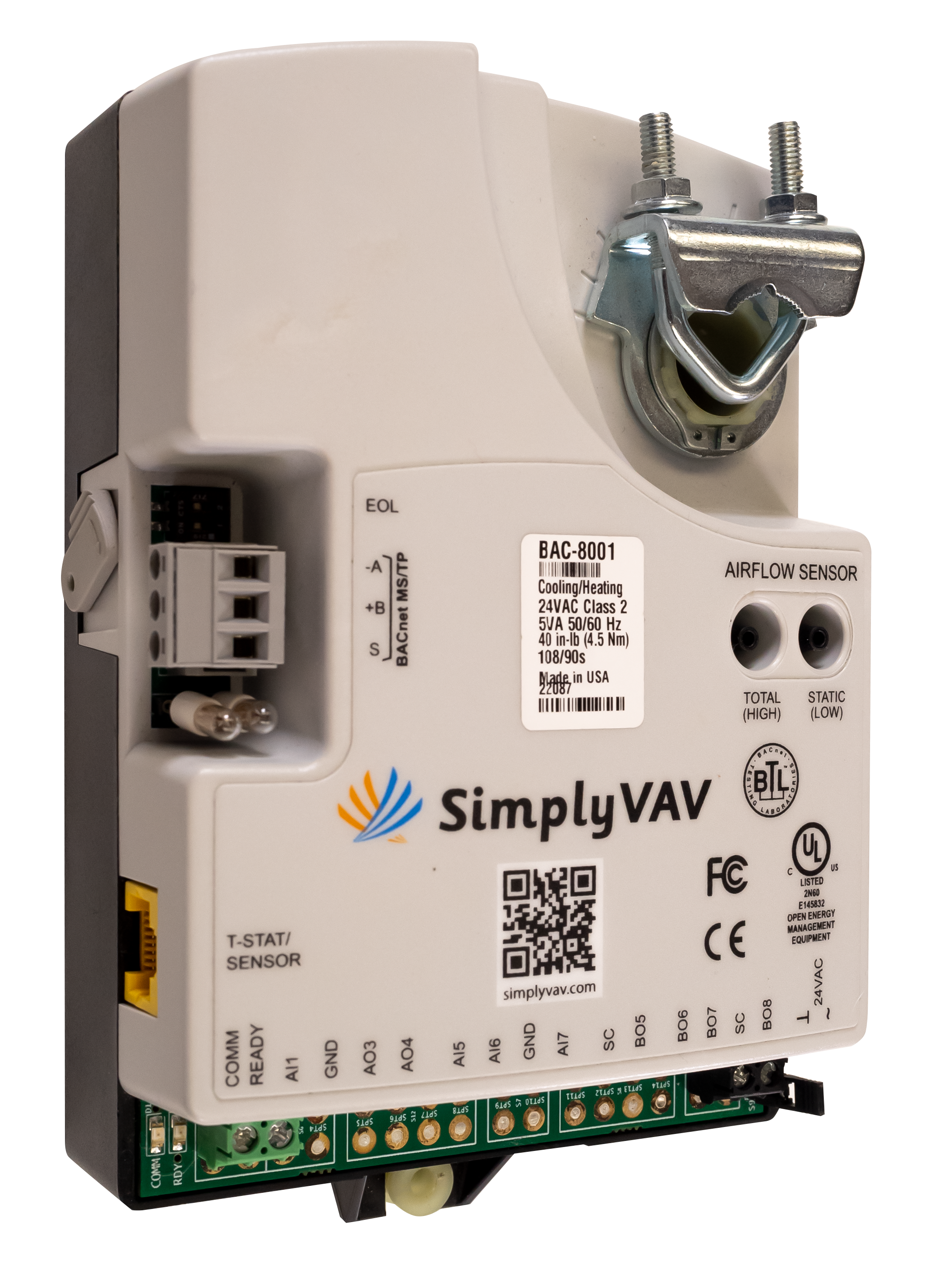 Single and Dual Duct VAV Controllers SimplyVAV - Controls Depot Inc
