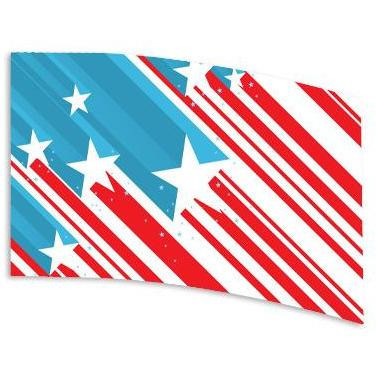 Patriotic Shooting Stars - Motion In Ink
