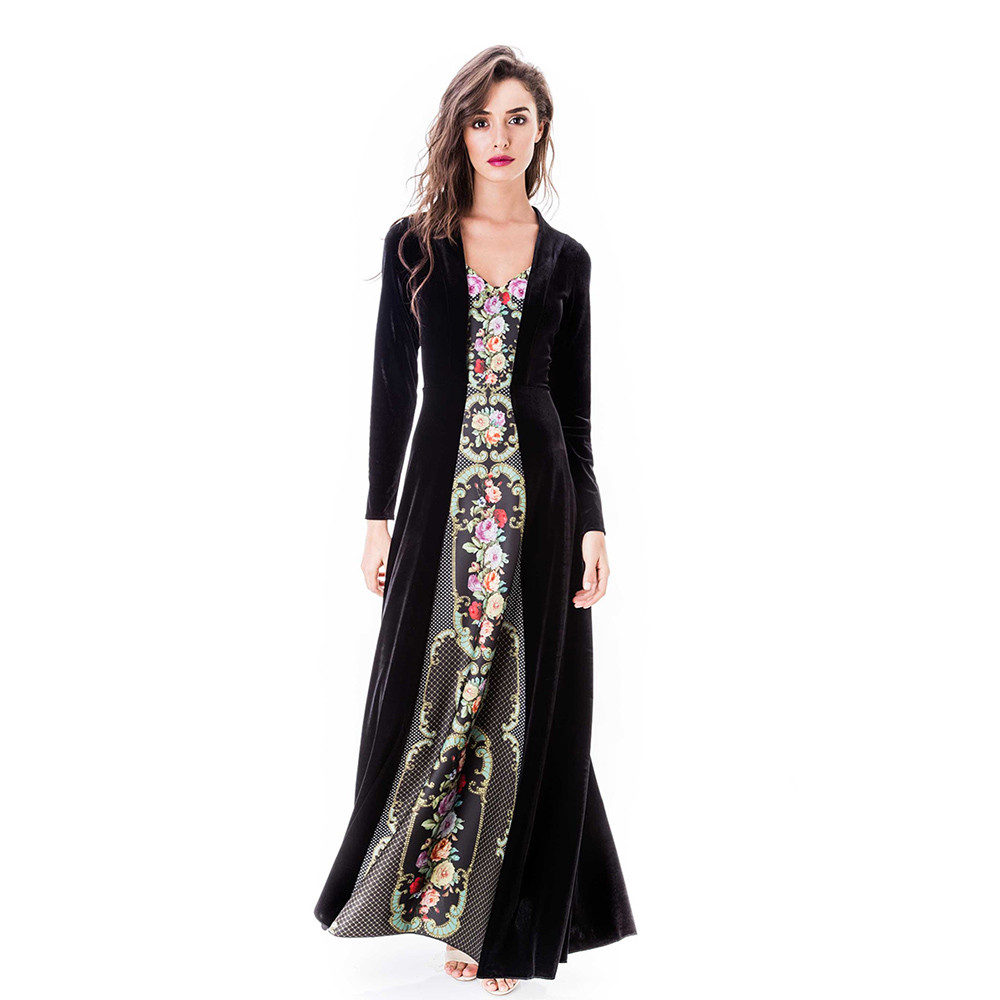 Michal Negrin Pola Luxurious Velvett Dress