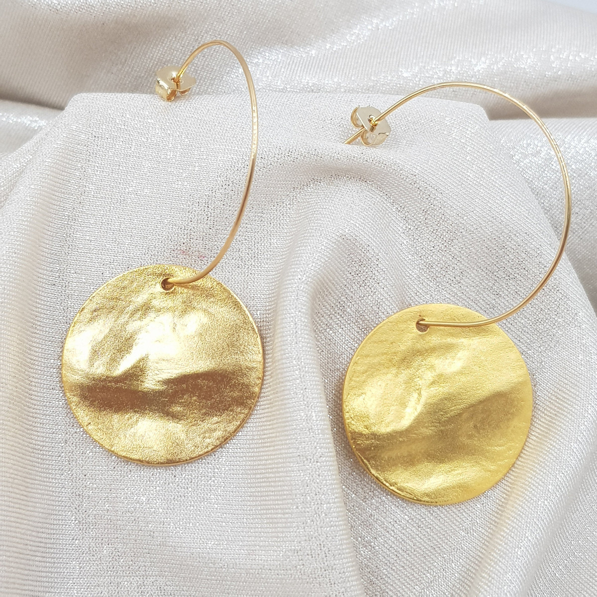 Anat Inner Circle Gold Earrings Large