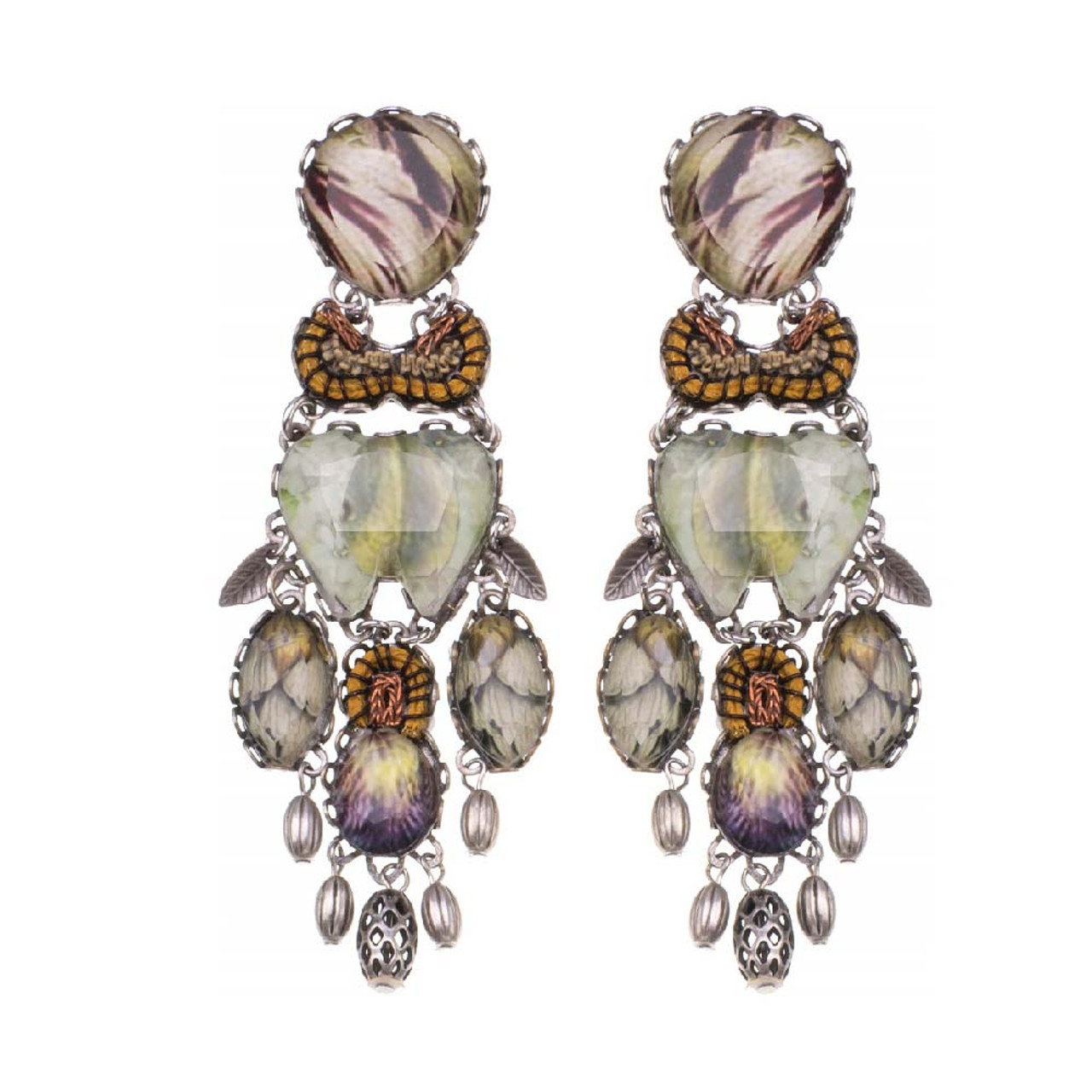 Fields gold earrings store