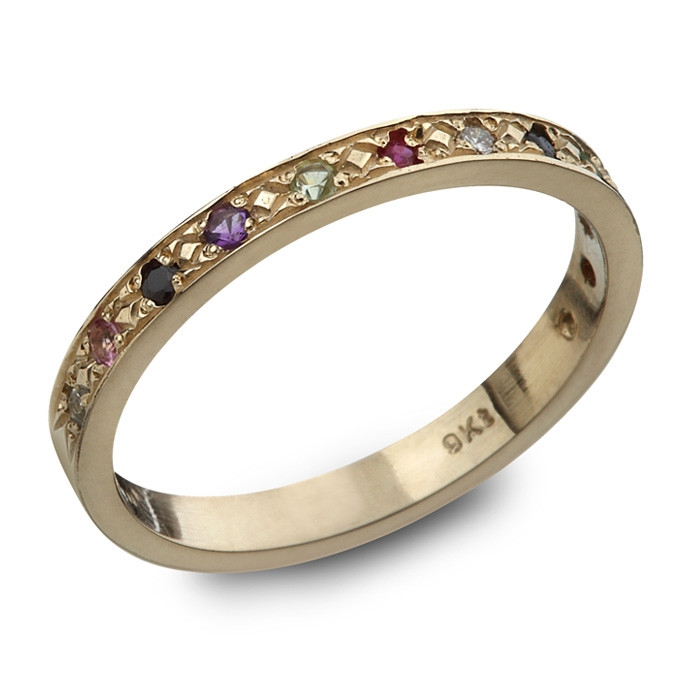 Ephod Stones Kabbalah Ring | Kabbalah Jewelry | Kabbalah Rings