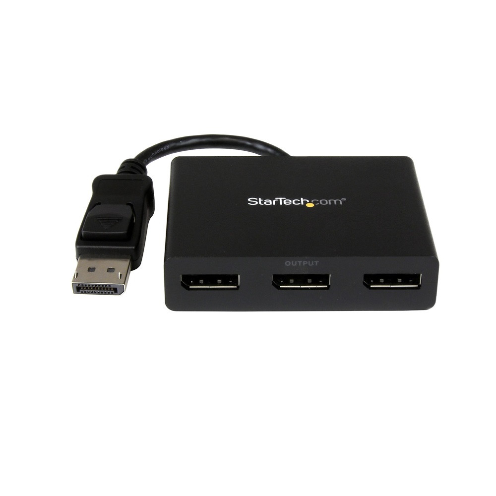 StarTech 3-Port Multi Monitor Adapter DisplayPort MST Hub