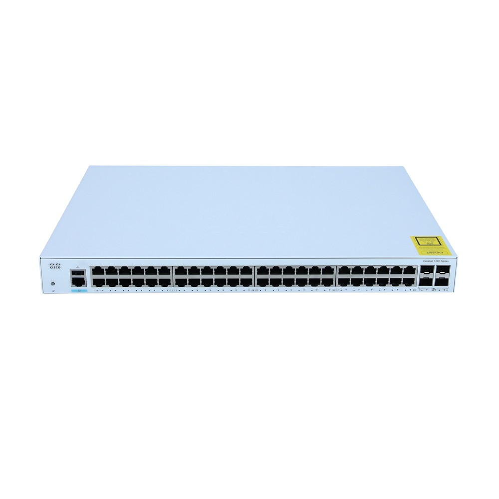 Cisco C1000-48T-4X-L Catalyst 1000 Series 48-Ports 10/100/1000BASE-T ...
