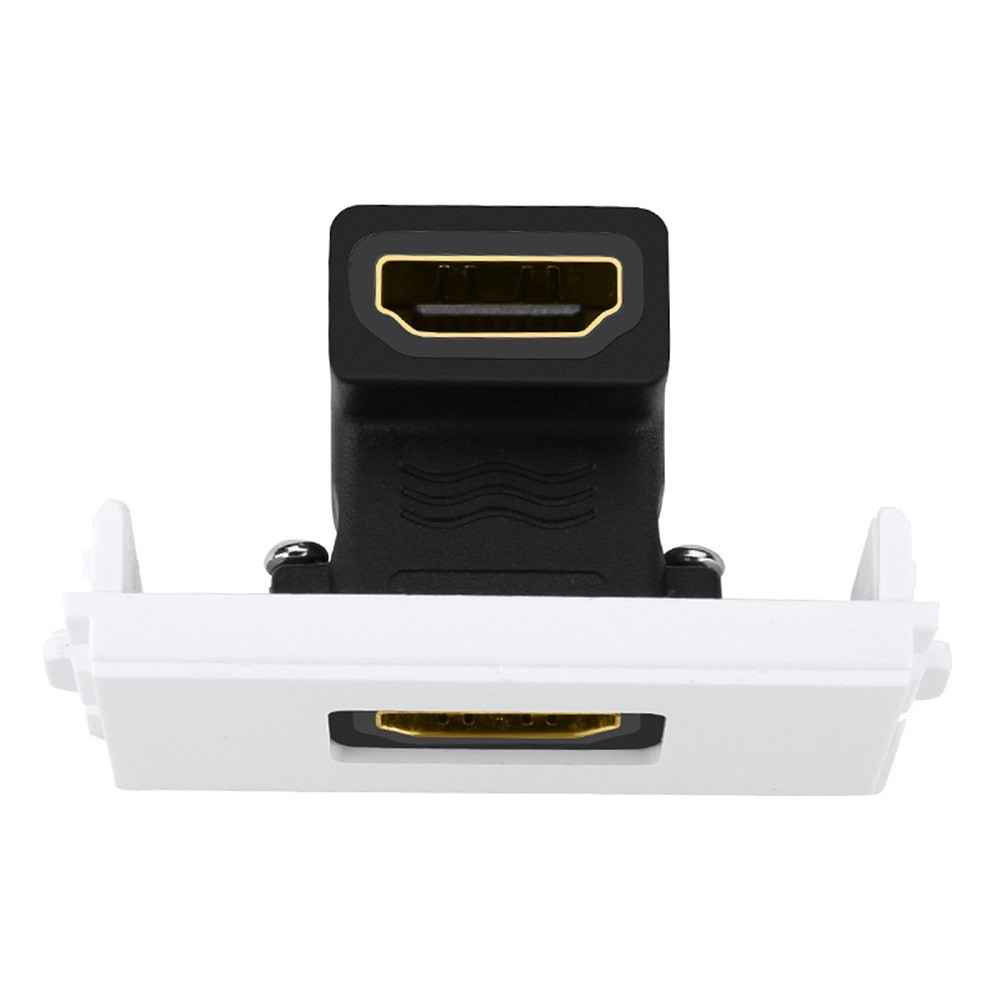 UGREEN UG-20318 HDMI Socket Panel White 90 Dergee Elbow
