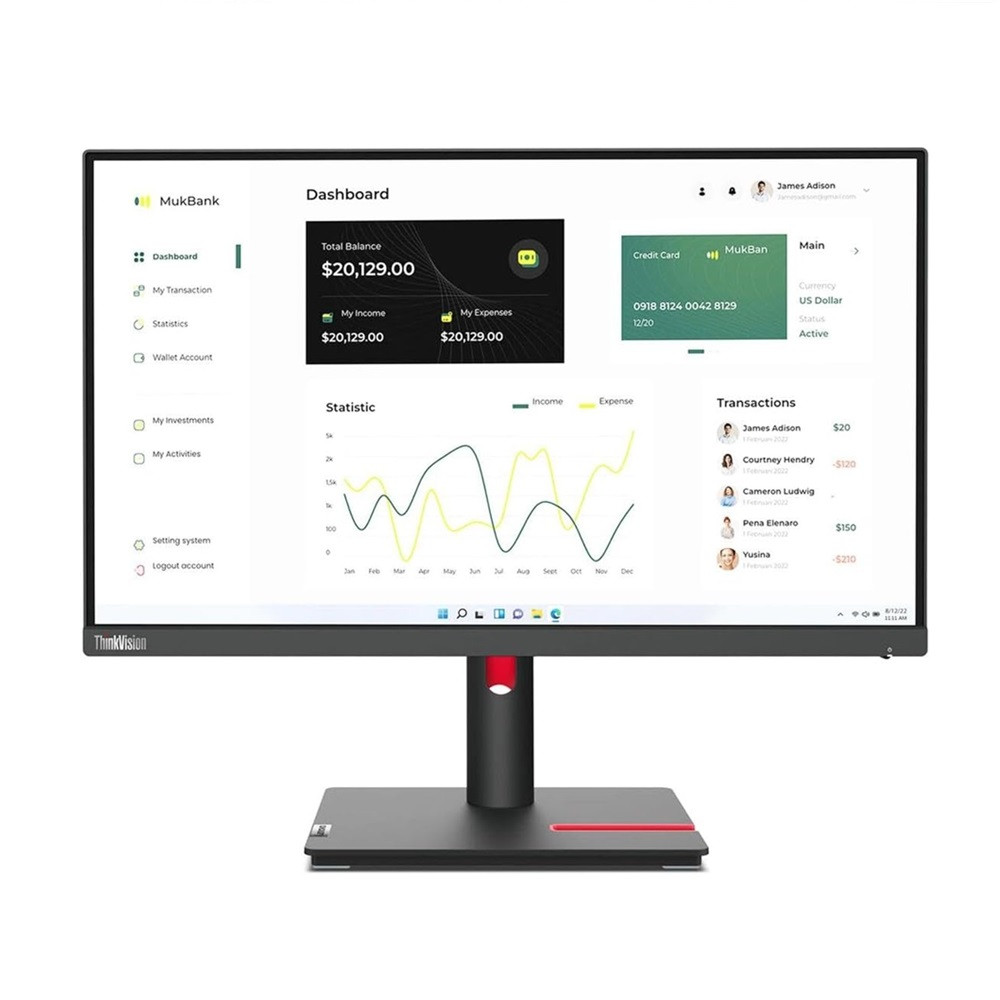 Lenovo ThinkVision P24h-30 23.8" QHD IPS Monitor