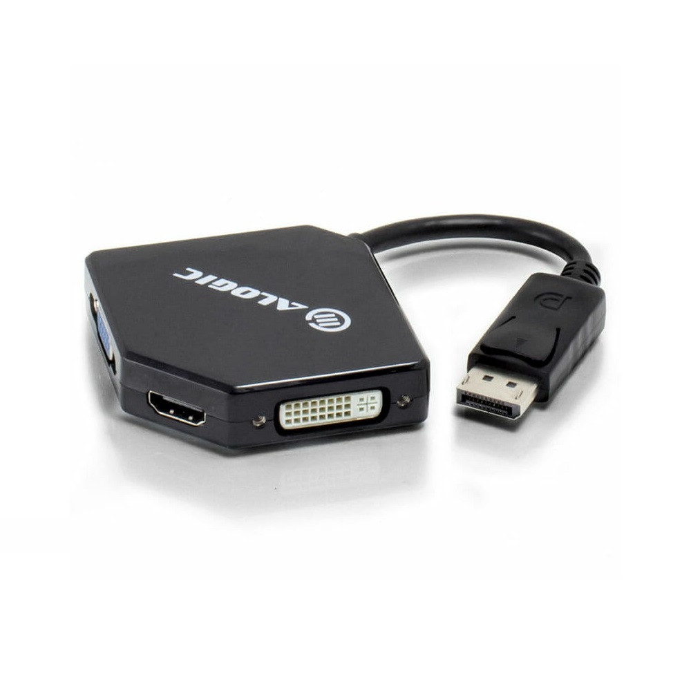 Alogic 3-in-1 DisplayPort to HDMI DVI VGA Adapter