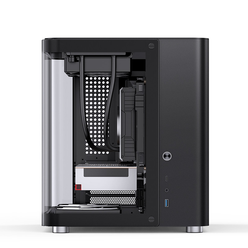 Jonsbo TK-1 M-ATX Mini Tower Case Black TK-1 Black