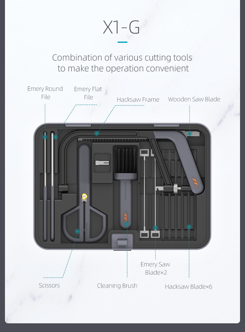 JIMIHOME X3-ABG Stackable Tools Combo Layer ABG
