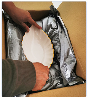 Instant Pack Quick Expanding Foam 20# 17"x17" Packaging Bag