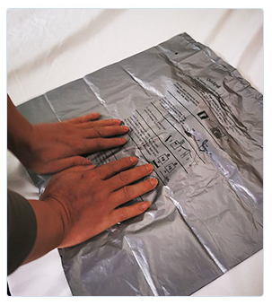 Instant Pack Quick Expanding Foam 20# 17"x17" Packaging Bag