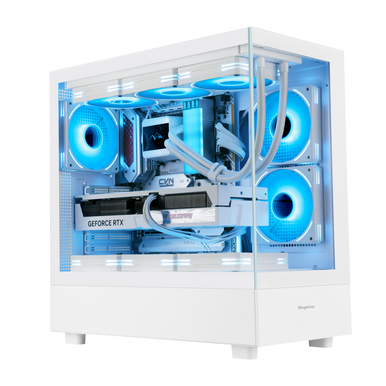 Segotep Endura Pro+ EATX Tempered Glass Full Tower Case Wh