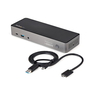 StarTech USB-A/USB-C Hybrid Dock Triple 4K 60Hz