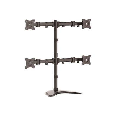 StarTech Quad Steel Monitor Stand Adjustable 4 27" VESA Desktop ...