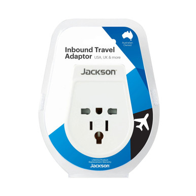Jackson Inbound Slim Travel Adaptor for NZ / AUS / USA / UK / Japan ...