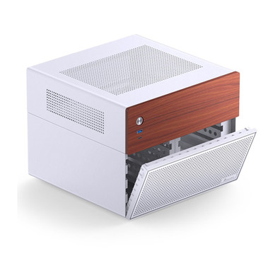 Jonsbo N4 NAS Chassis ITX / M-ATX Mini Tower Case White