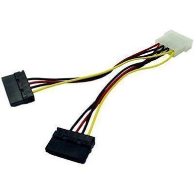 Dual Port Serial ATA Power Splitter Cable