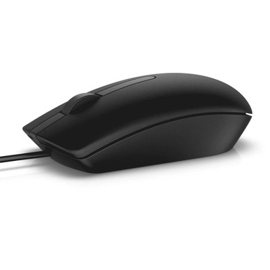 Dell MS116 Wired USB Optical Scroll Wheel Mouse Black