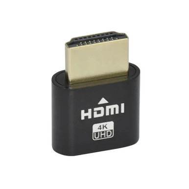 Virtual HDMI Dummy Plug Adapter Virtual Display Emulator BK
