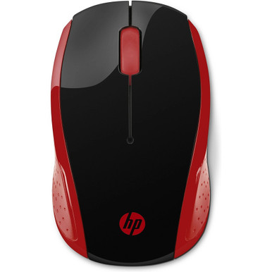 HP 200 2HU82AA 1000 dpi Wireless Mouse Red