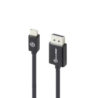 Alogic Mini DisplayPort Male to DisplayPort Male Cable 1m