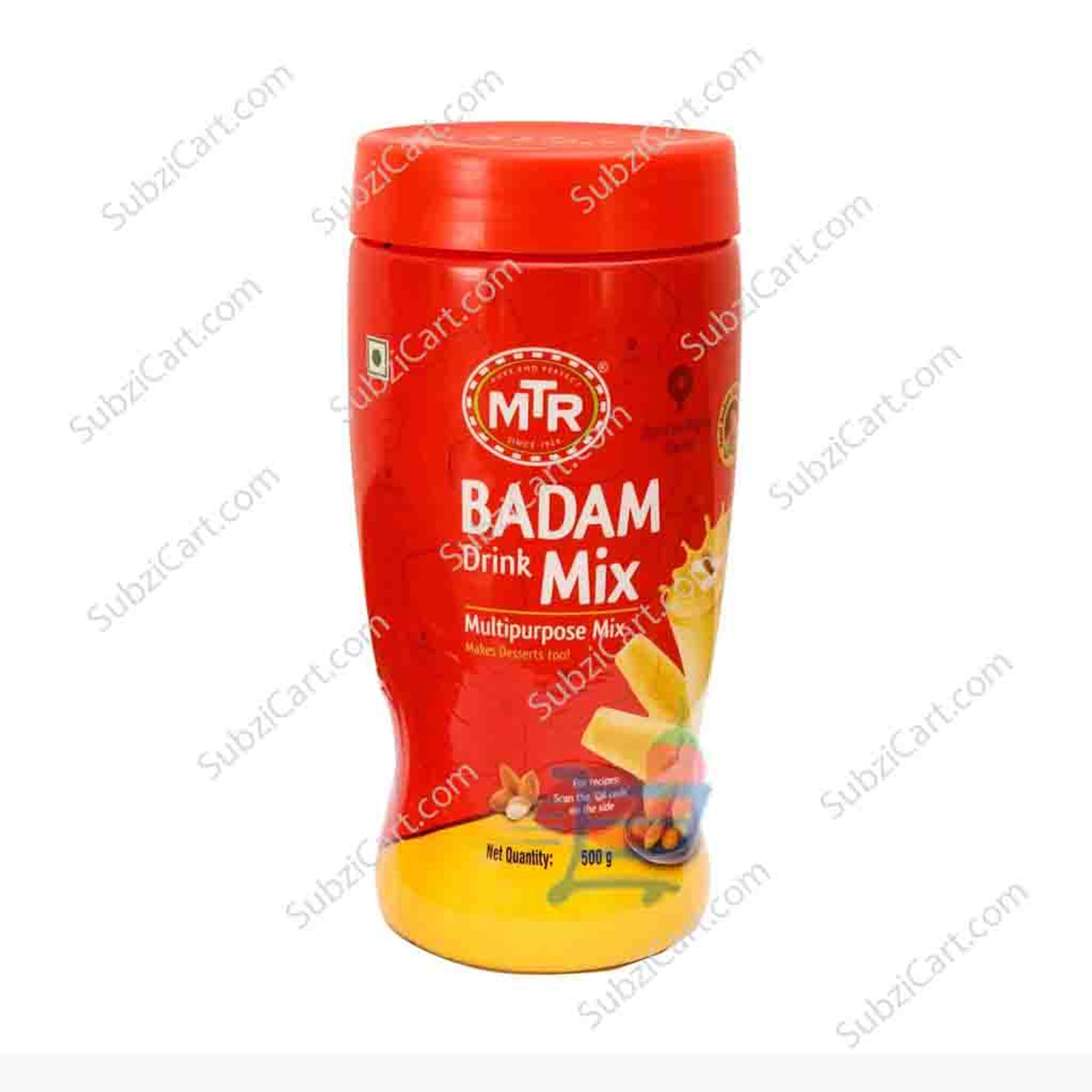 Mtr Badam Drink Mix Jar 500 Grams Subzicart