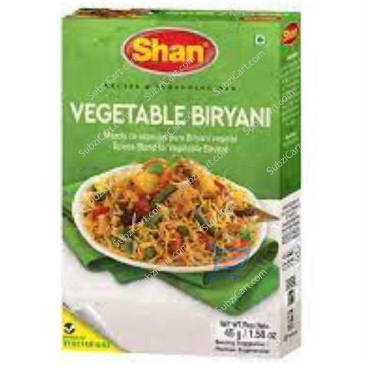 Buy Shan Vegetable Biryani, 45 Grams Online | SubziCart.com