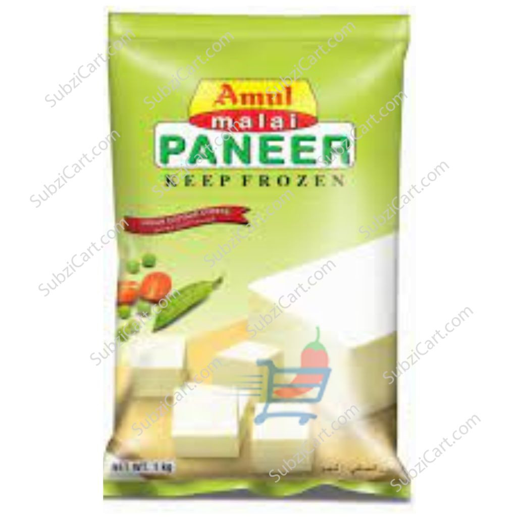 Get Amul Malai Paneer Frozen, 1 Kg Online | SubziCart.com