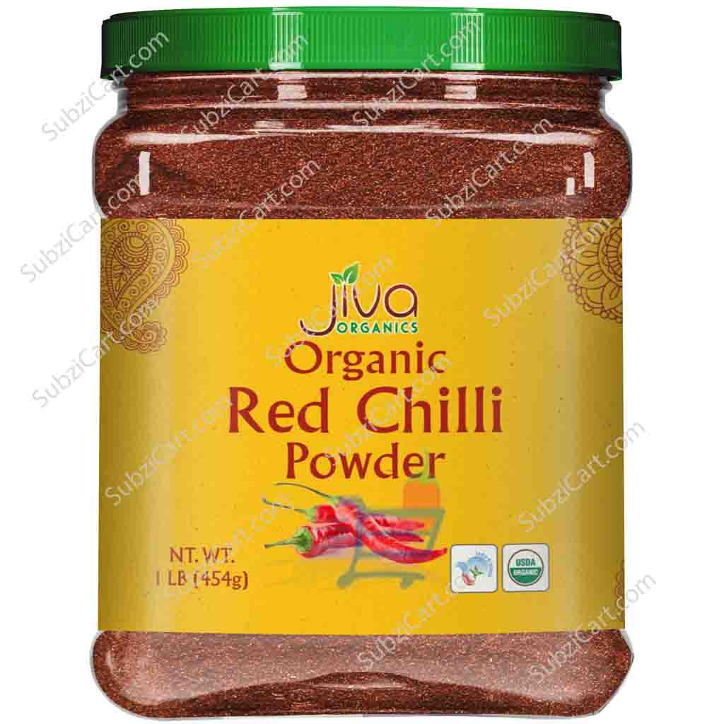 Order Jiva Org Red Chilli Powder, 1 Lb Online|SubziCart.com