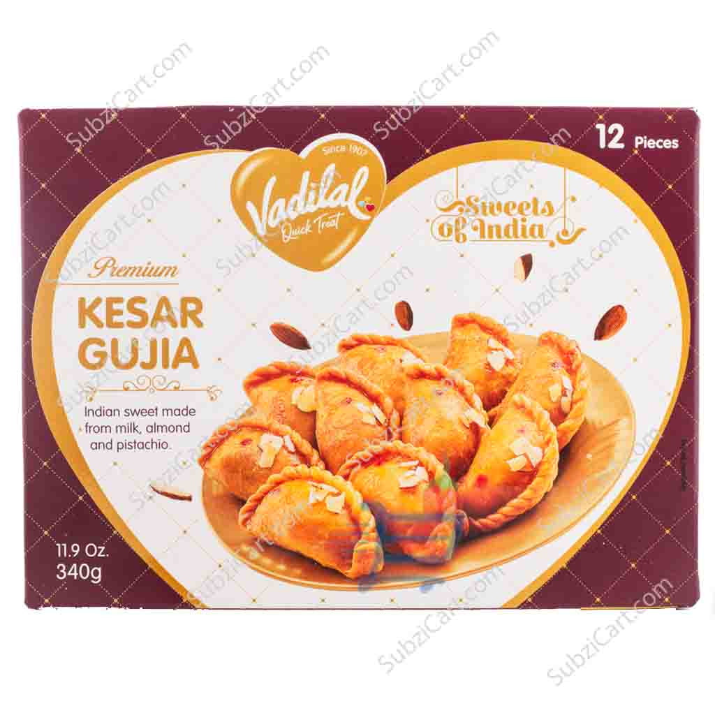 Vadilal Kesar Gujiya, 340 Grams - SubziCart