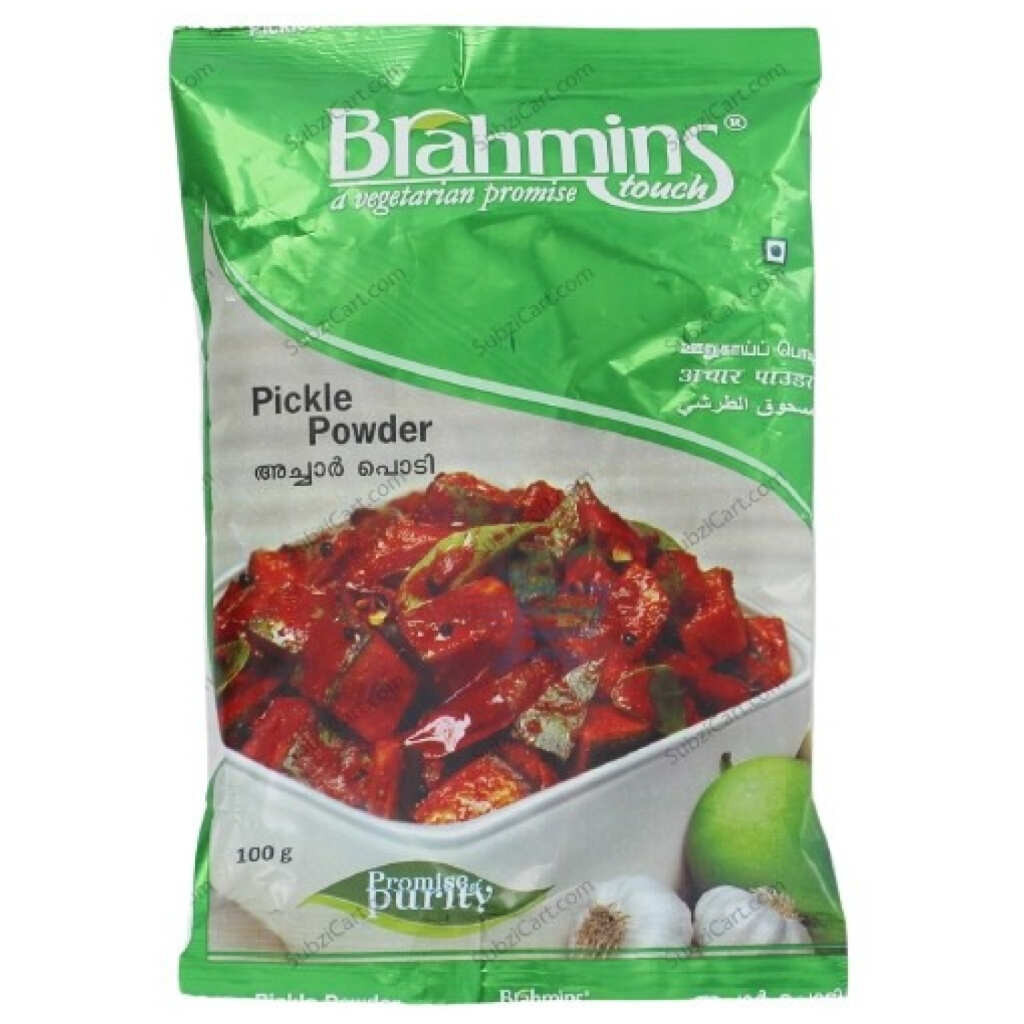 Get Brahmins Pickle Powder, 100 Grams Online | SubziCart.com