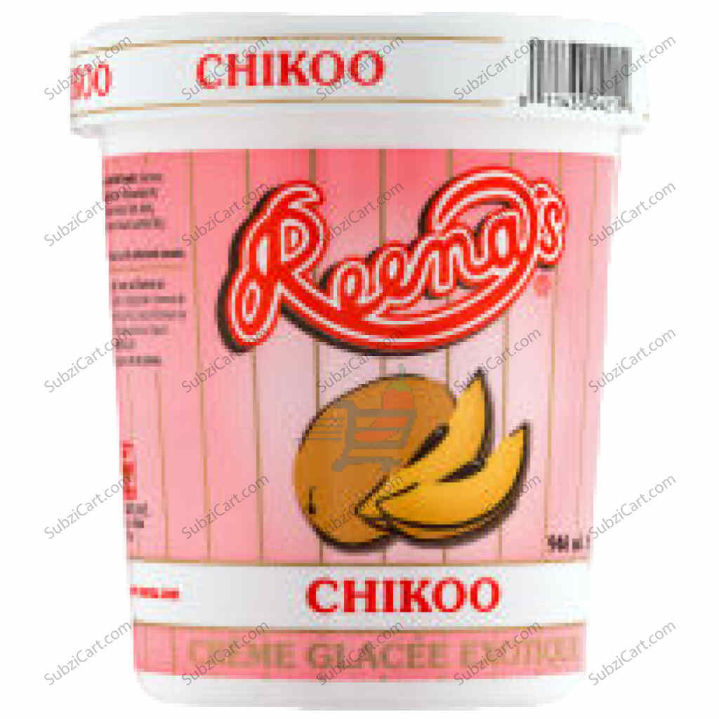 Buy Reenas Ice Cream Chikoo Frozen, 946 ML|SubziCart.com