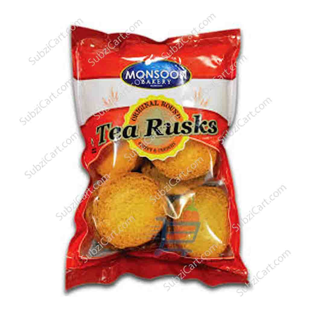 Monsoon Tea Rusks, 200 Grams - SubziCart