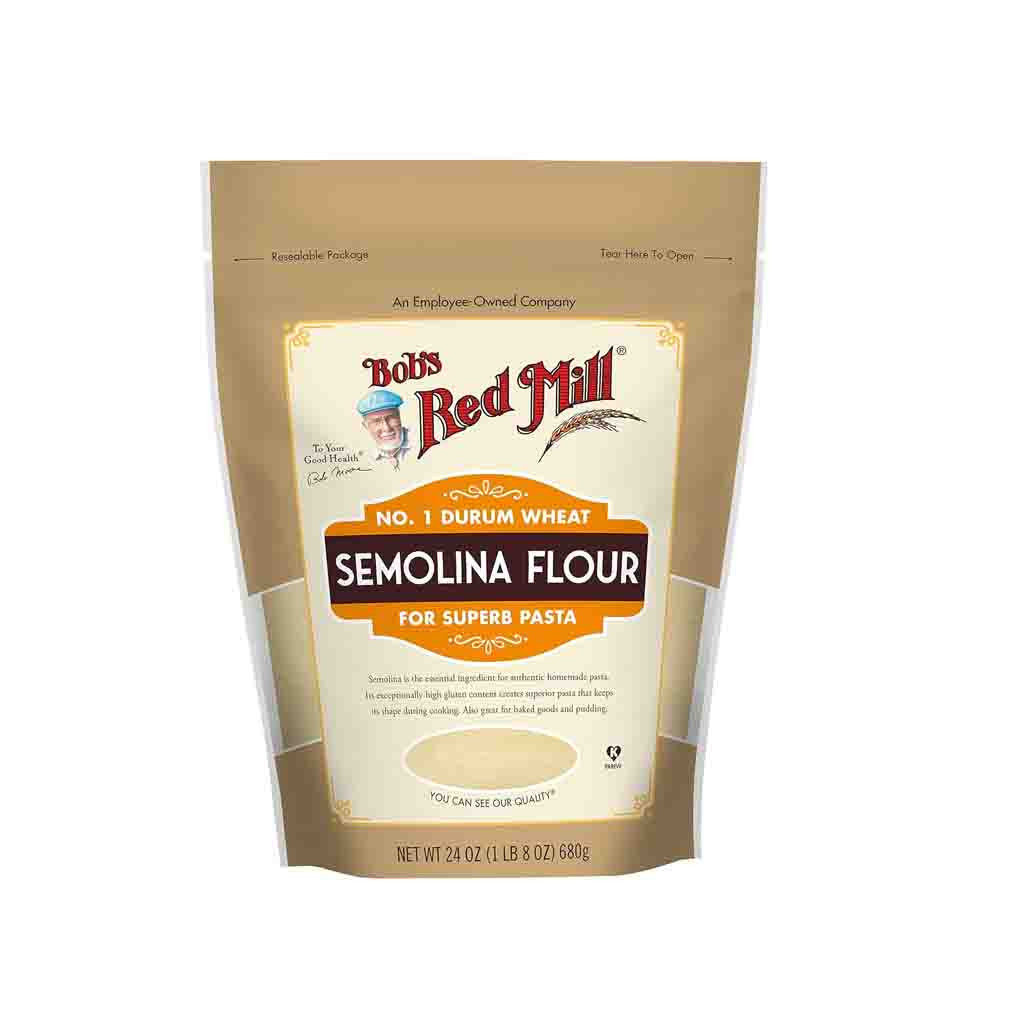 Bobs Red Mill Semolina Flour, 24 Oz - SubziCart