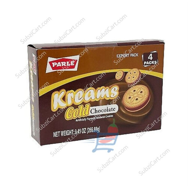 Parle Kreams Gold Chocolate, 266.88 Grams - SubziCart