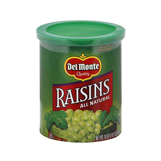 Del Monte Raisins, 18 Oz - SubziCart