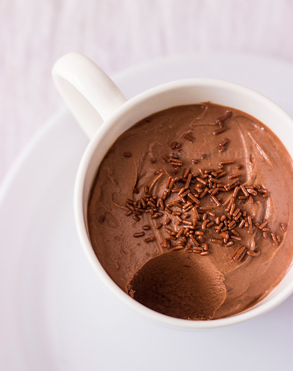 Eggless Chocolate Mousse