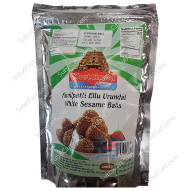 Chettinad Ellu White Sesame Balls, 200 Grams - SubziCart
