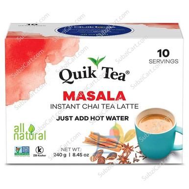 Quik Tea Masala Tea, 10 Sachets - SubziCart