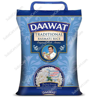 Daawat Treditional Basmati Rice-Blue, 10 Lb (Limited Stock/Back Order)