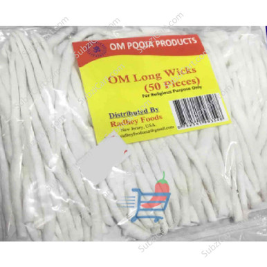Om Long Wicks, 50 Pc - SubziCart