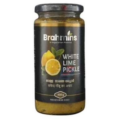 Buy Brahmins White Lime Pickle, 400 Grams | SubziCart.com