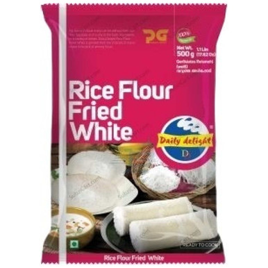 Daily Delight Rice Flour Fried White, 1 KG - SubziCart