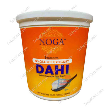 Noga Whole Milk Dahi Frozen, 4 Lb - SubziCart